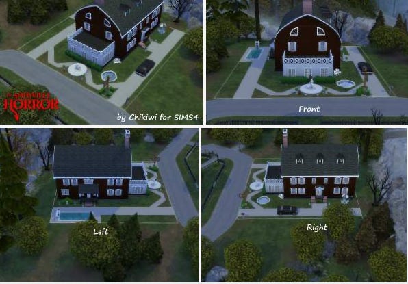 Horror locations for The Sims 4 - by Carla Pettigrew