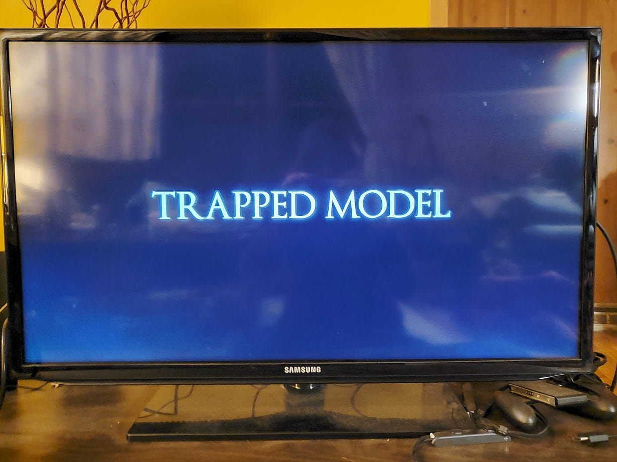 TRAPPED MODEL - by Amelia