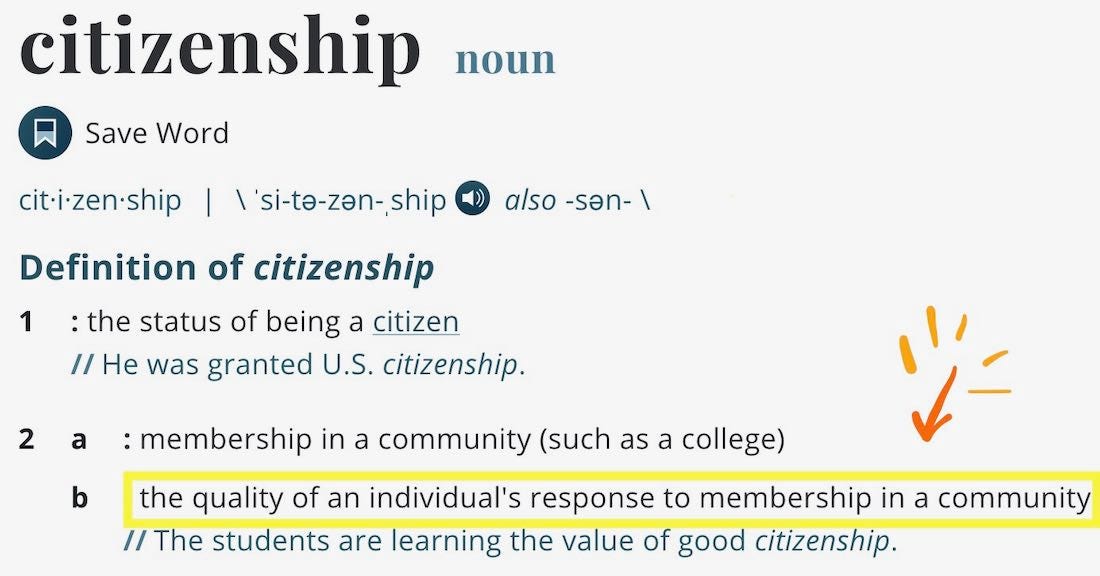 Raising responsible citizens - by Asha Dornfest