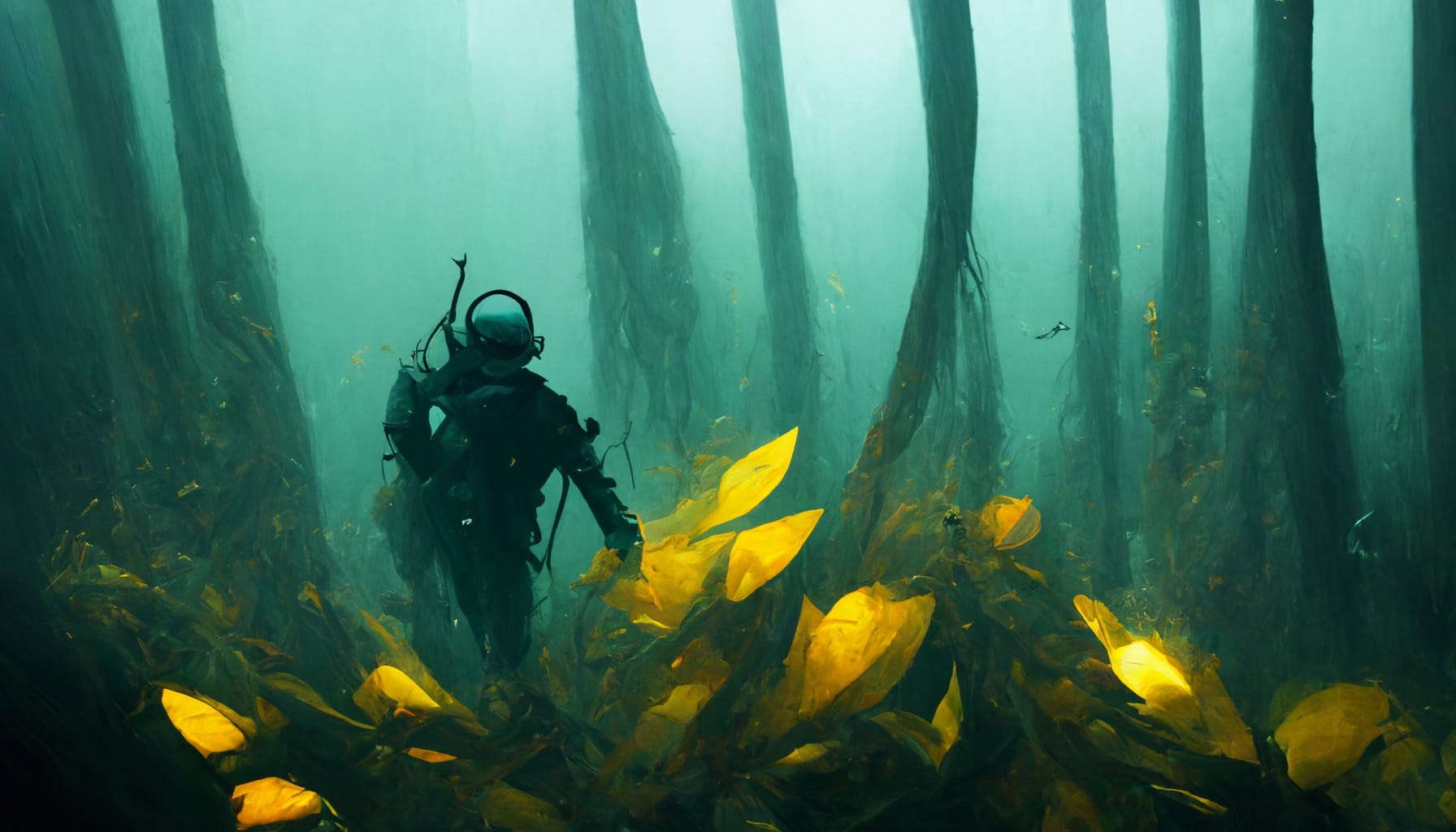 Kelp forests give hope to climate refugees