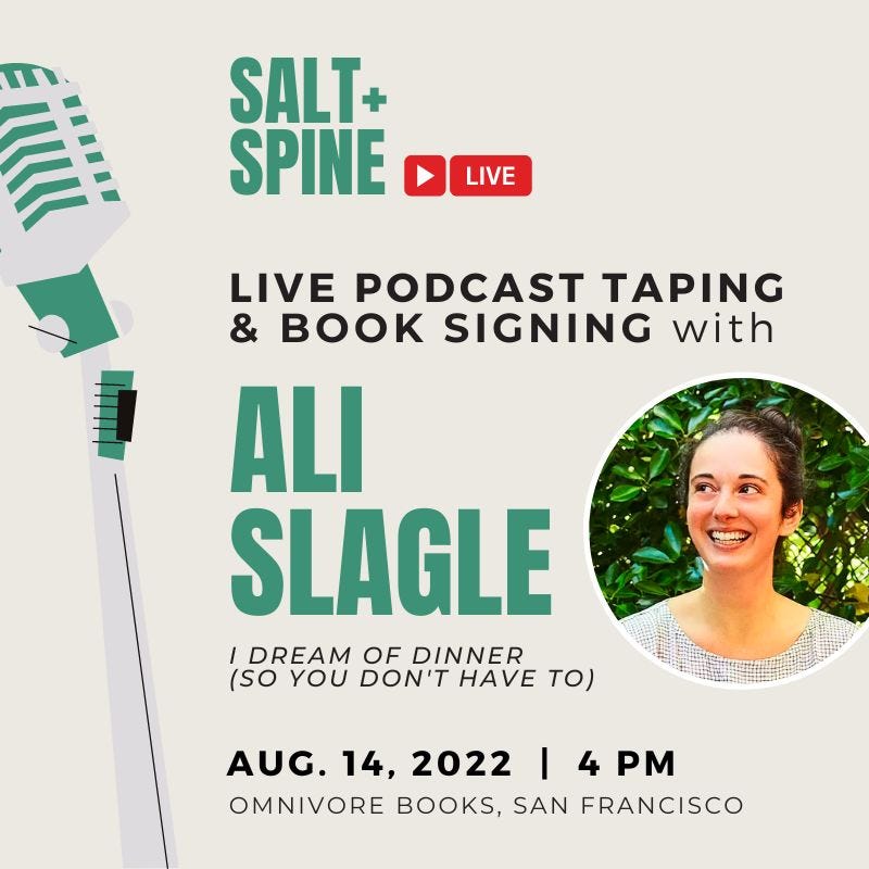 🎙 Invite: Live Podcast with Ali Slagle – Sunday in San Francisco