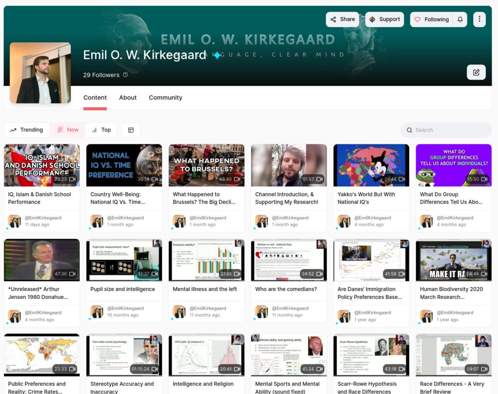 I,Hypocrite appearance: Race & IQ Debate Prep w/ Emil Kirkegaard