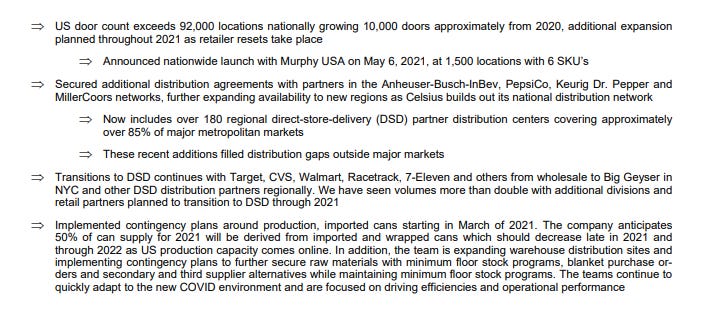 Update on $CELH (Celsius Holdings) - by Jonah Lupton