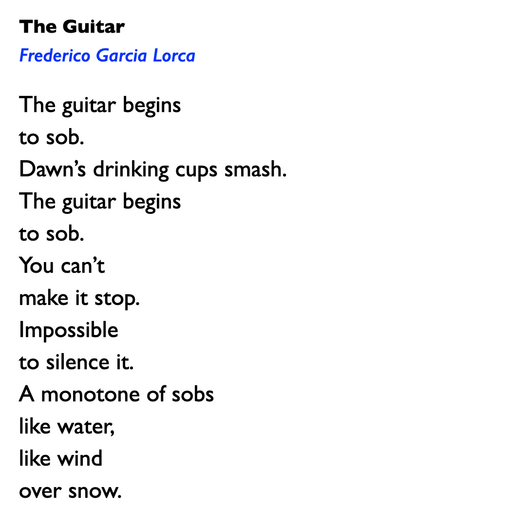 Frederico Garcia Lorca - 4 Poems - by aranya - Poetly