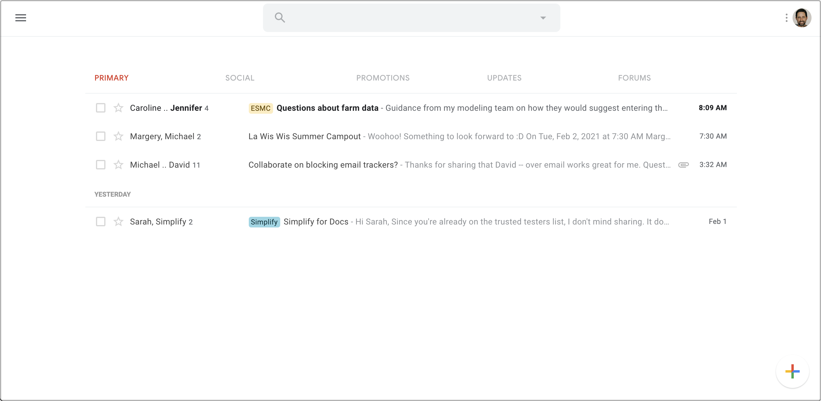 Simplify Gmail v2: The inbox and keyboard shortcuts