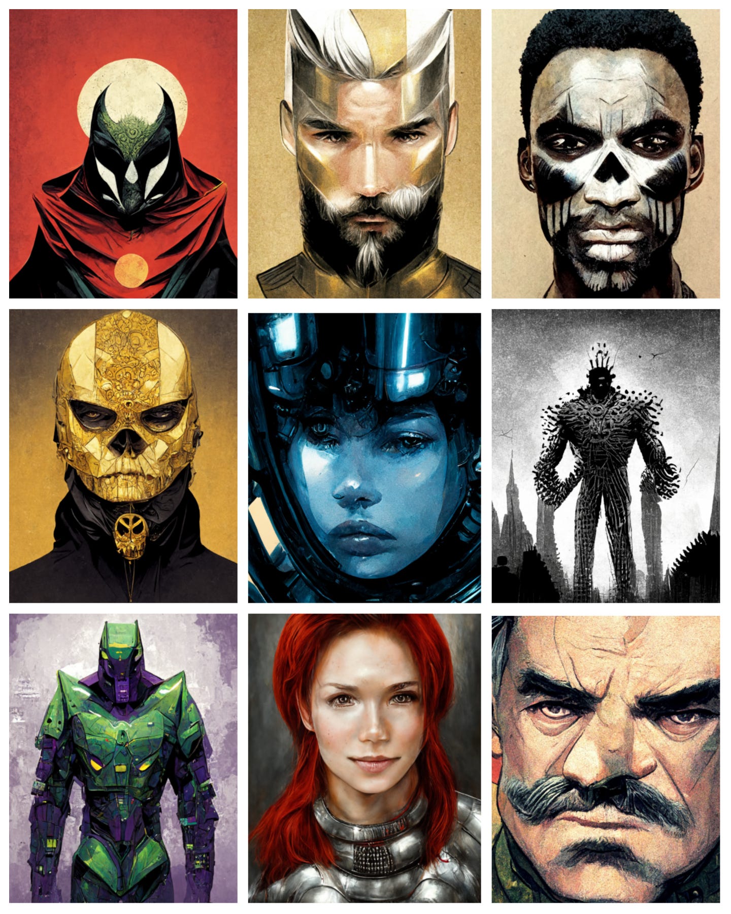 ROGUES GALLERY COLLAGE - MysteryEntertainmentComics