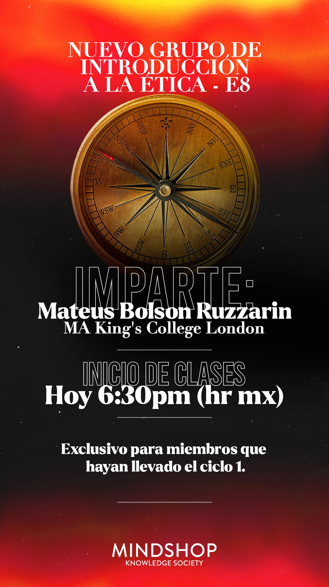 Grupo E8 Inicio de Clases - by Mateus Bolson Ruzzarin