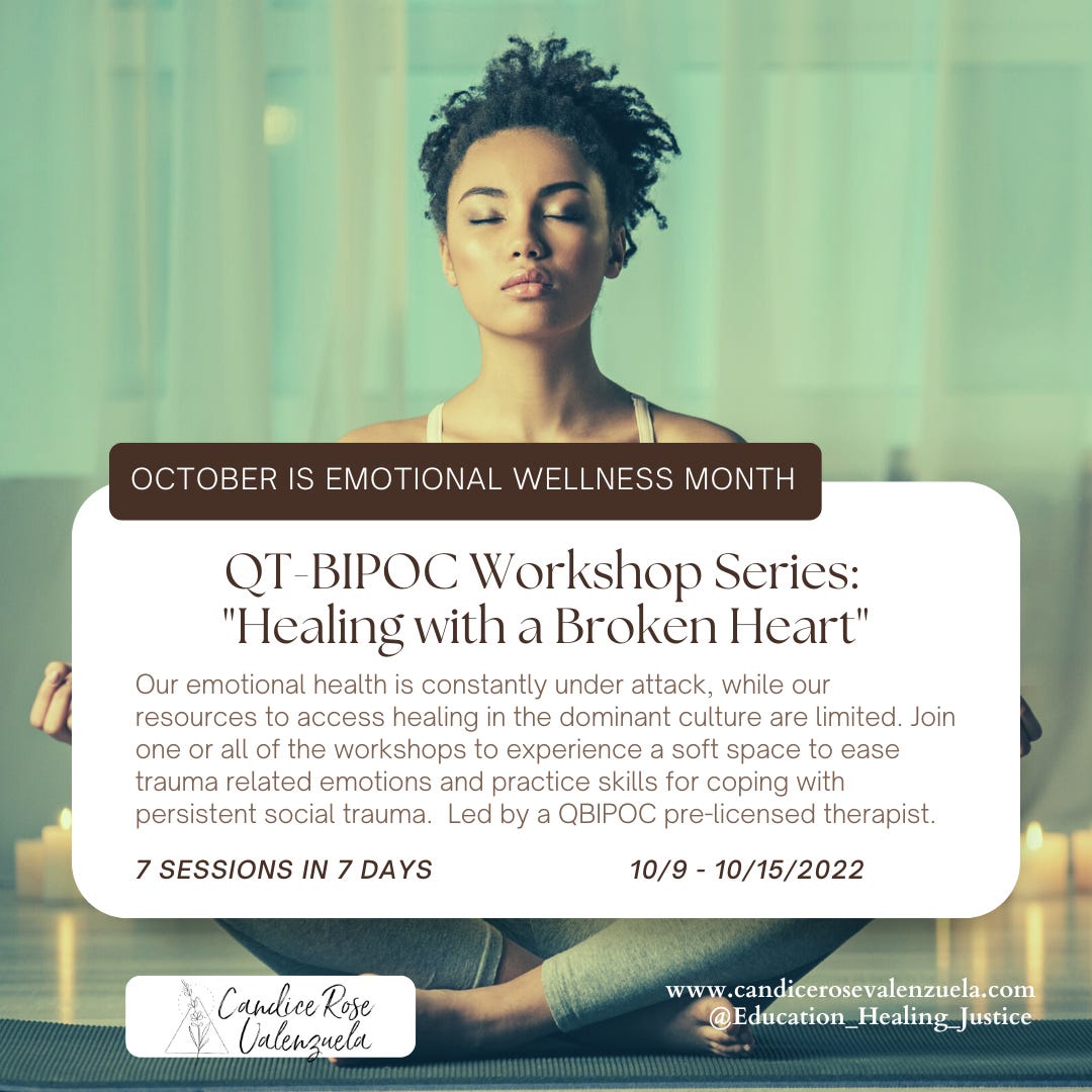 Healing with a Broken Heart - by Candice Rose Valenzuela