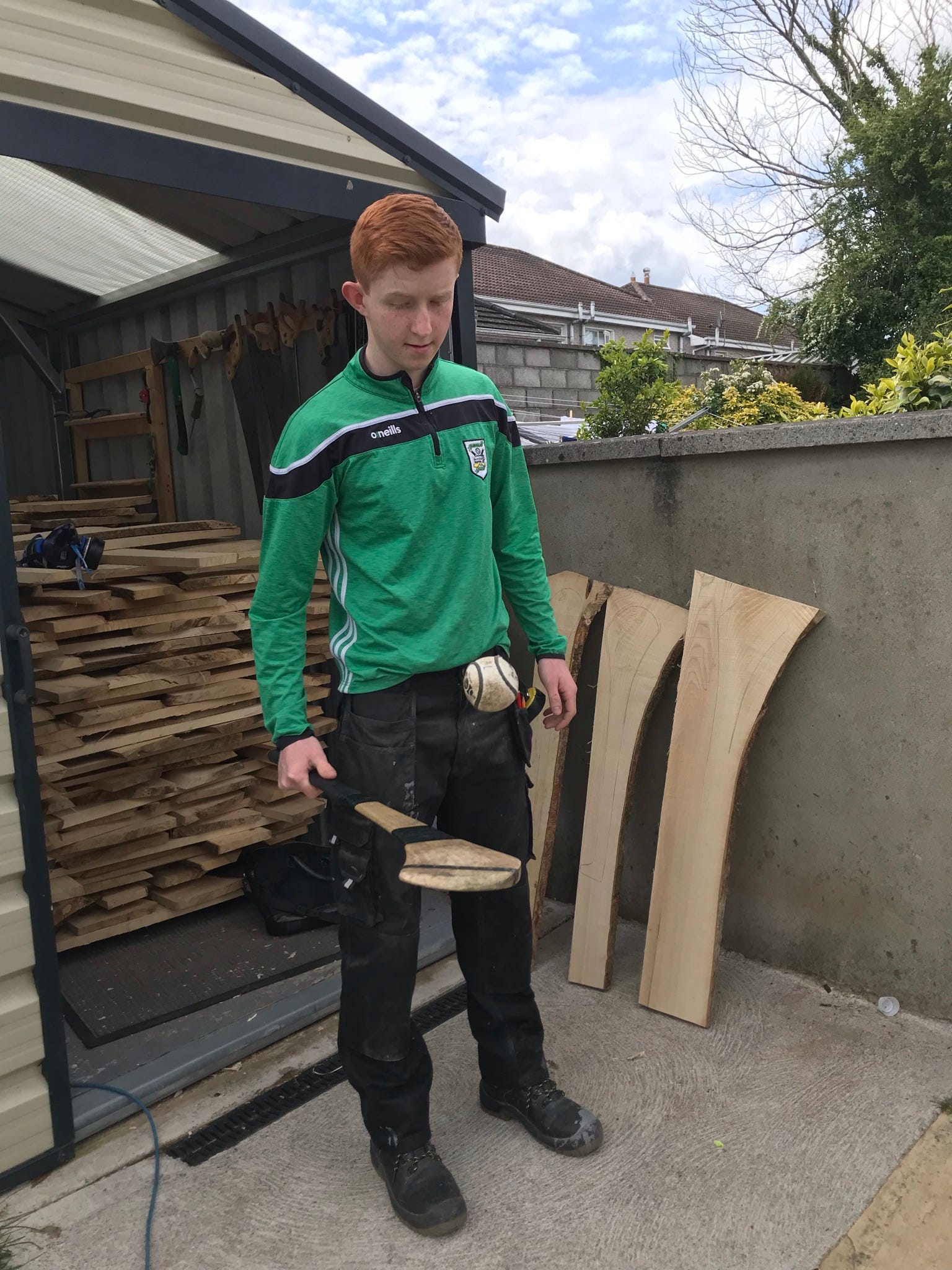 The hurler keeping the craft of hurley making alive