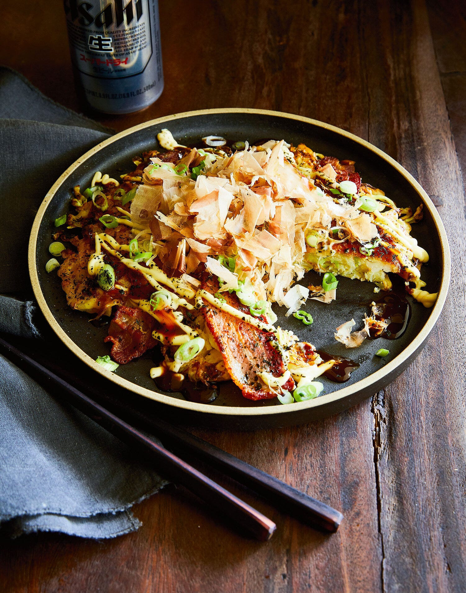 Savory Pancakes (Okonomiyaki) by Ivan Orkin & Chris Ying