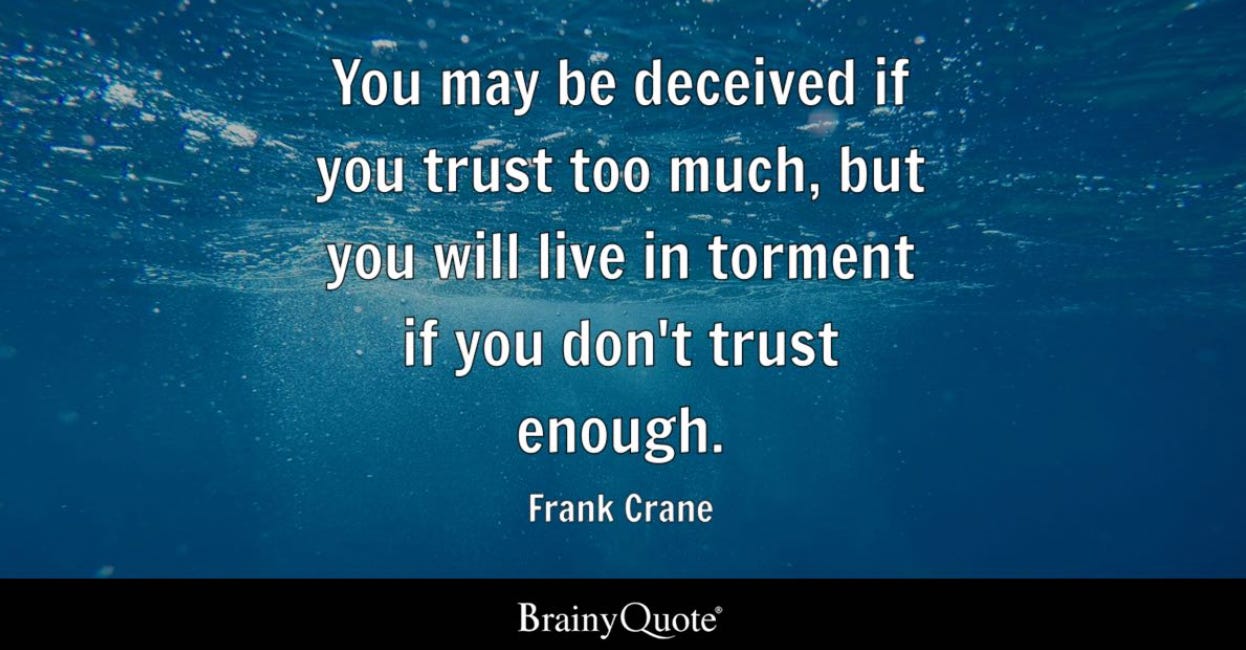 TRUST ME - by Dr Margaret Aranda - The Rebel Patient™