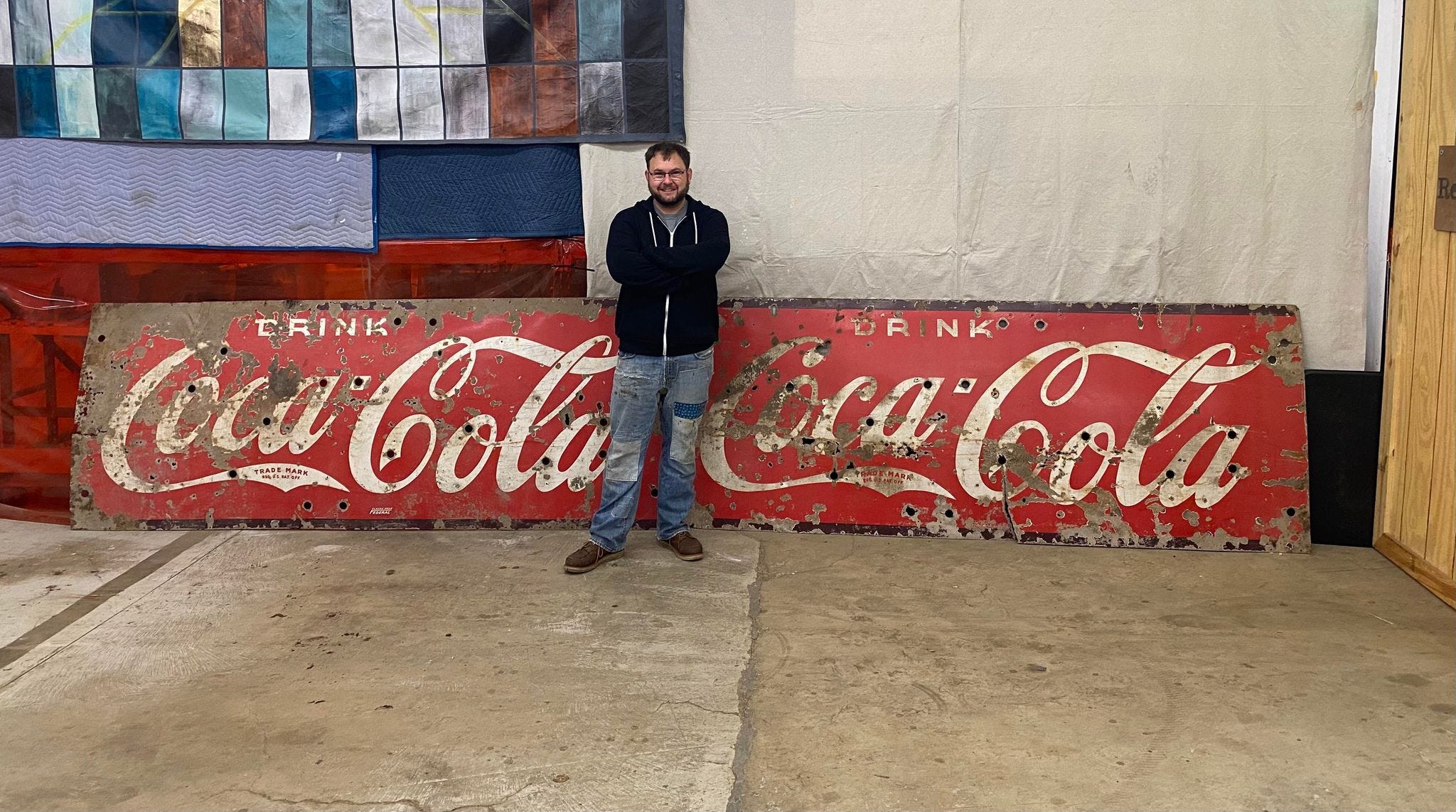 Saved! Trashed Arby's Hat in Cudahy, Wisconsin, rescued from the Dumpster