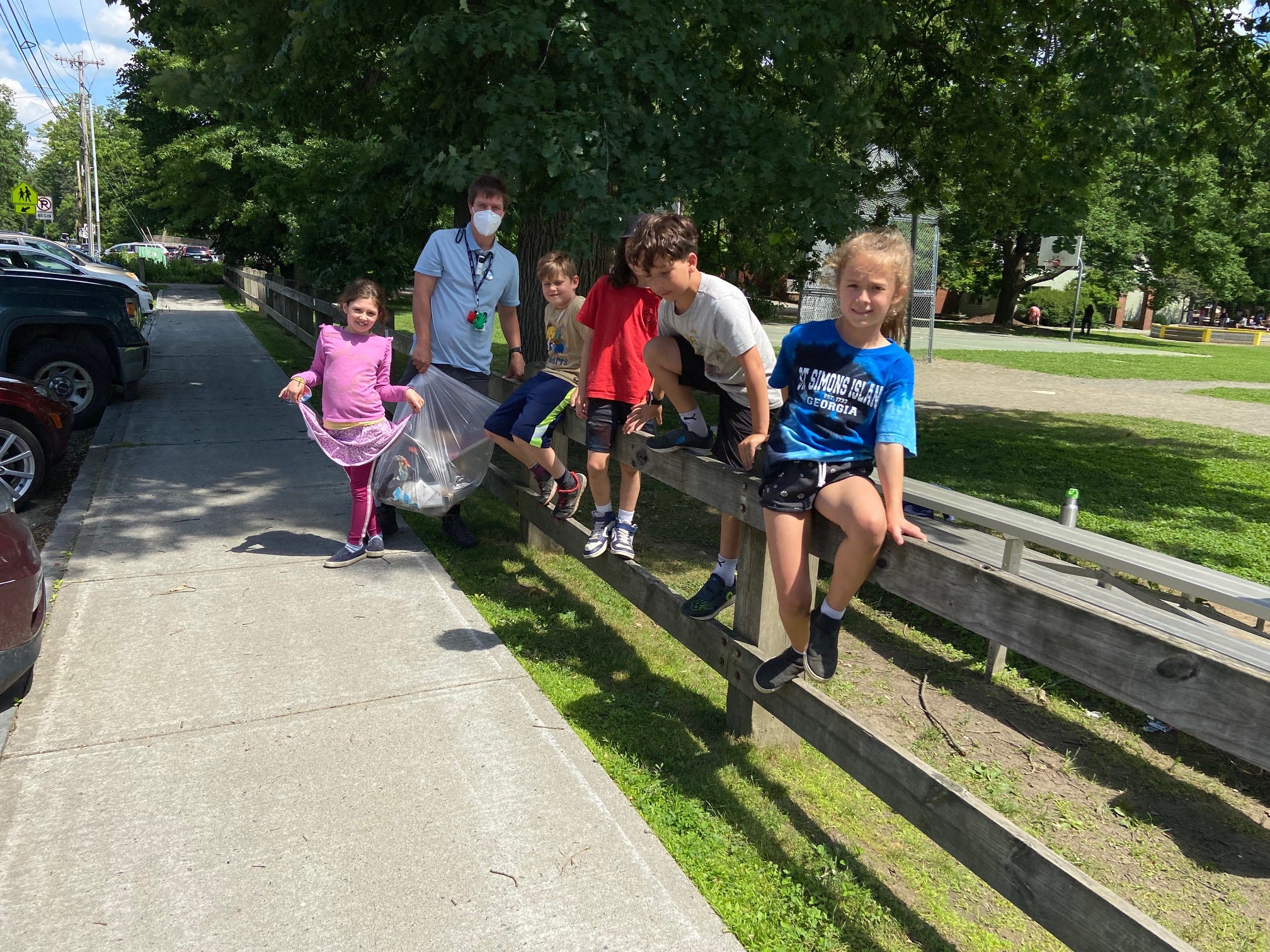 Marion Cross school 3rd graders give back