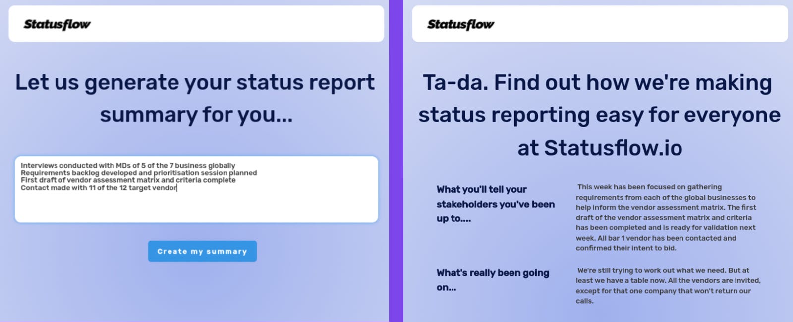 How can AI improve project status reporting? - by Tim Hawke