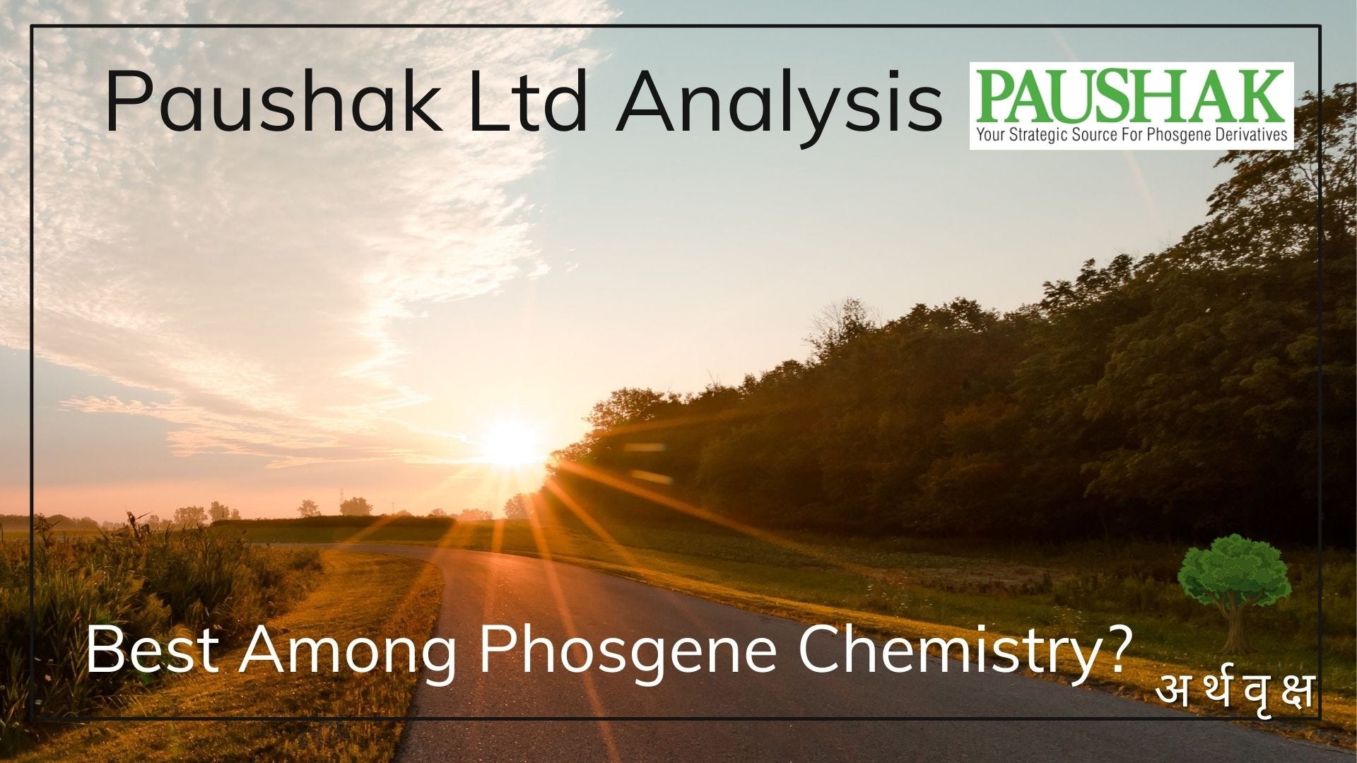 Paushak Ltd Analysis - Best Among Phosgene Chemistry in India