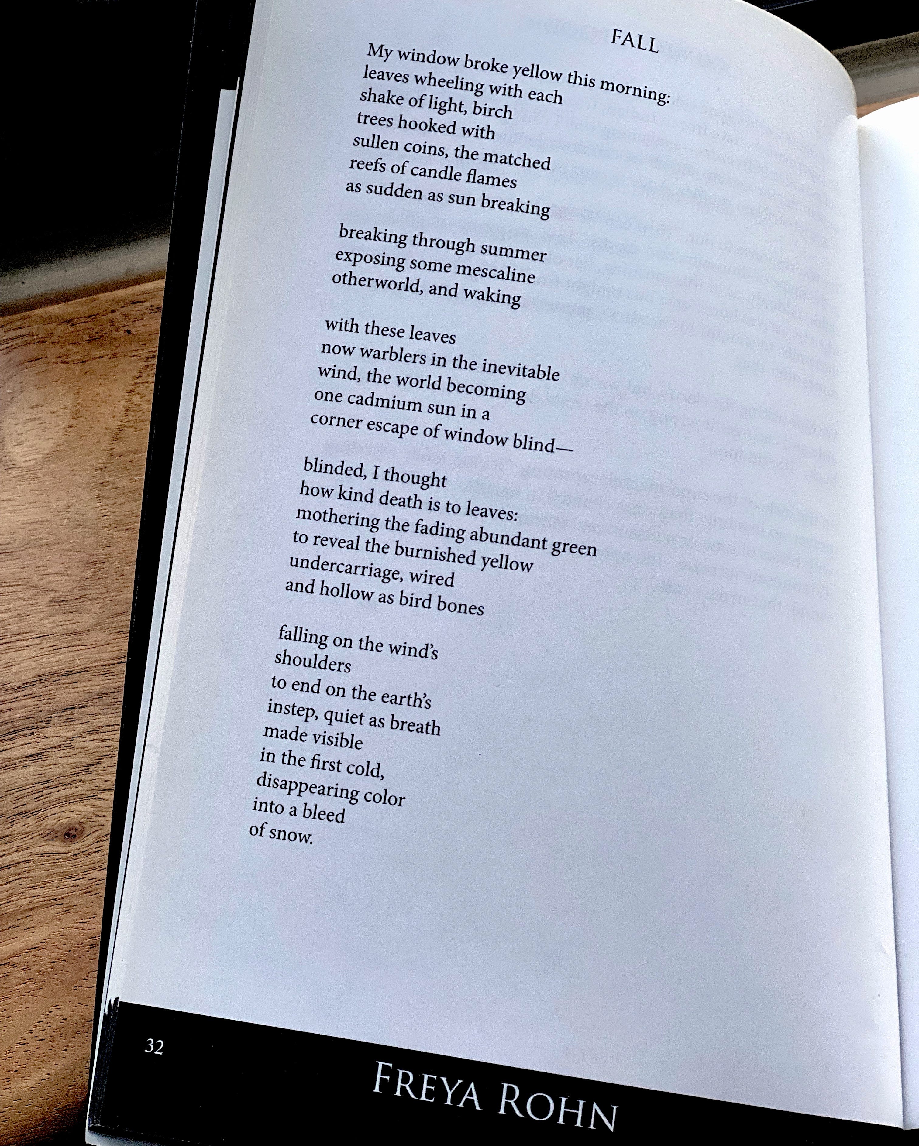 Poem: Fall - by Freya Rohn - The Ariadne Archive