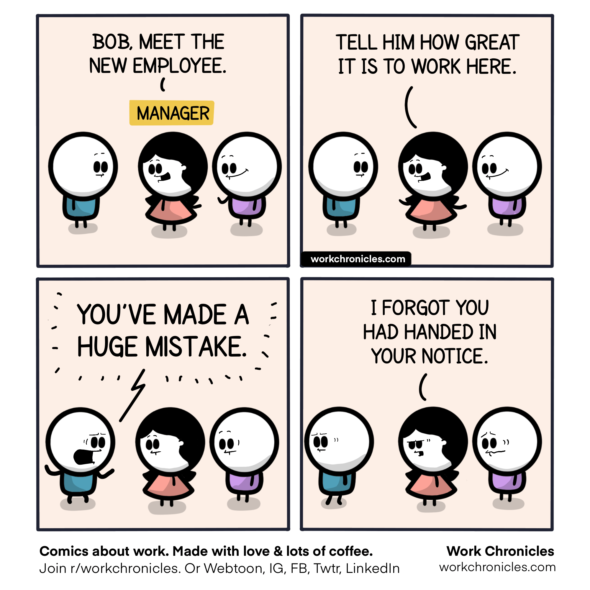 (comic) Honest Review - Work Chronicles