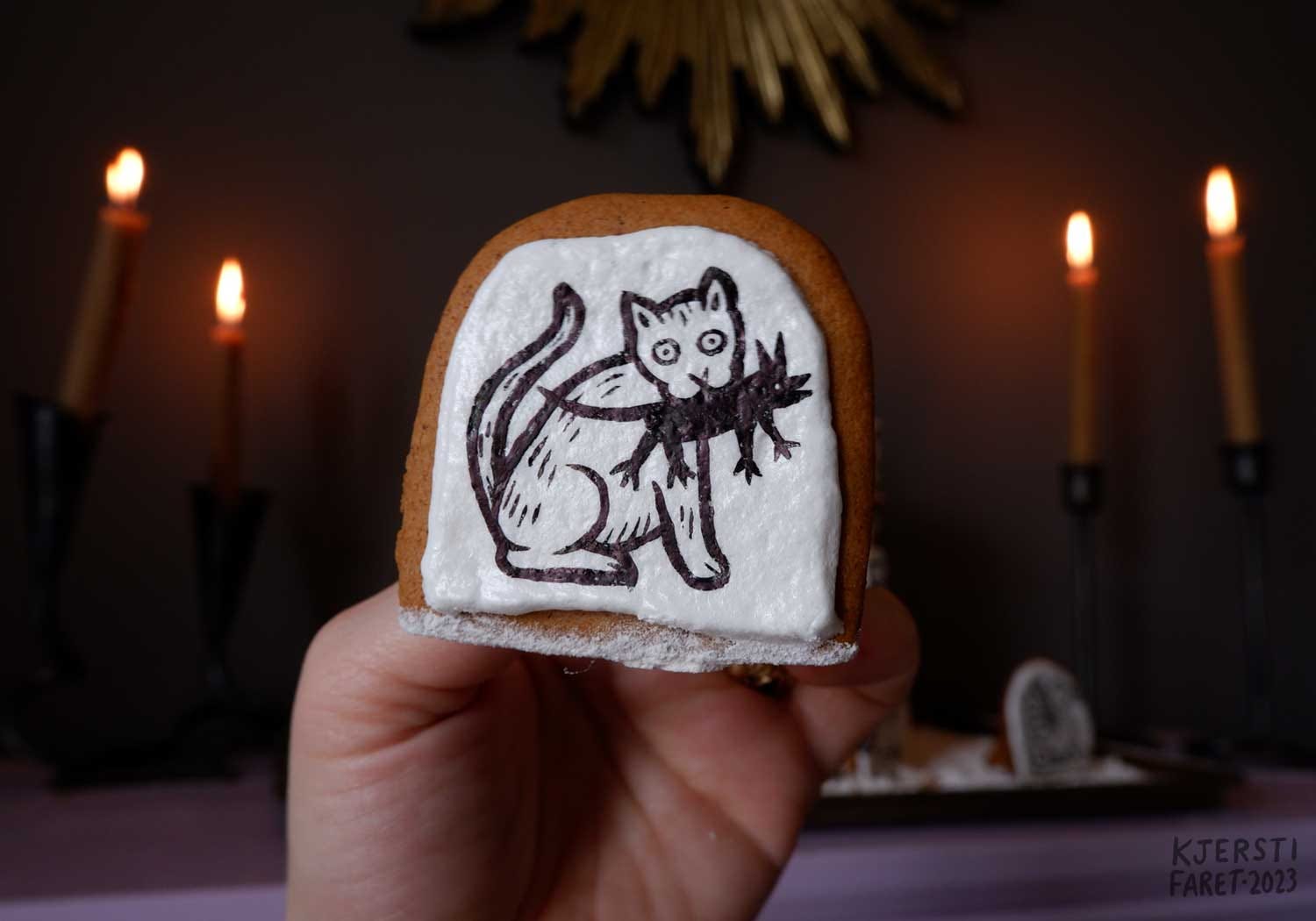 Medieval Gingerbread Tower - by Kjersti Faret