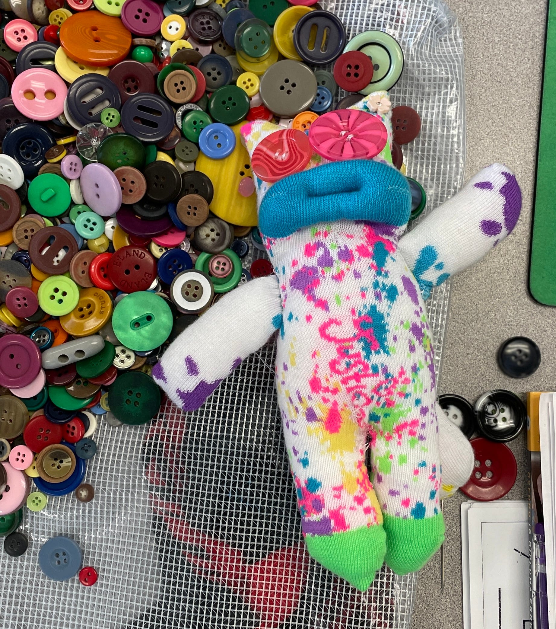 Sock Monsters in Art Class to Brighten Your Day | Curry's International ...