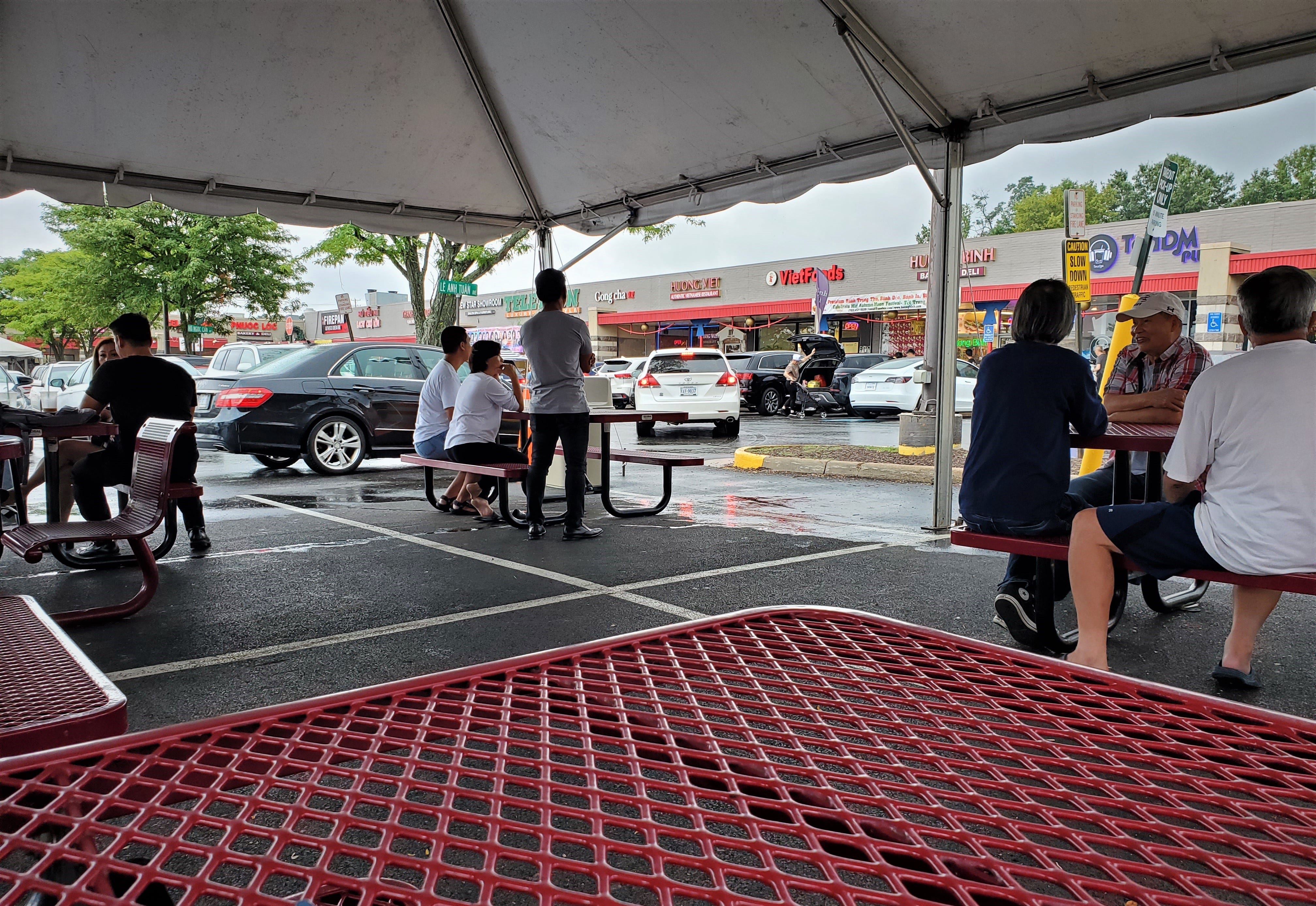 Strip Mall Afternoon - by Addison Del Mastro