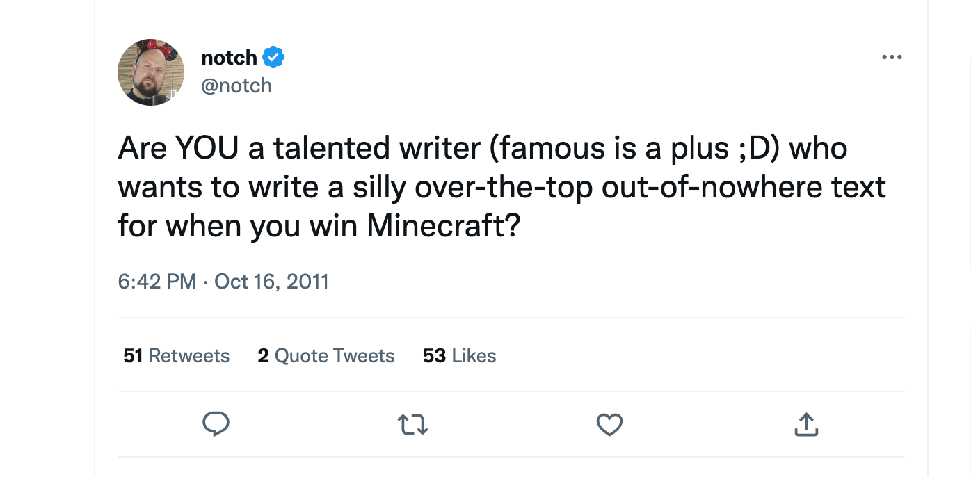 The End Poem from Minecraft is now in the Public Domain : r ...