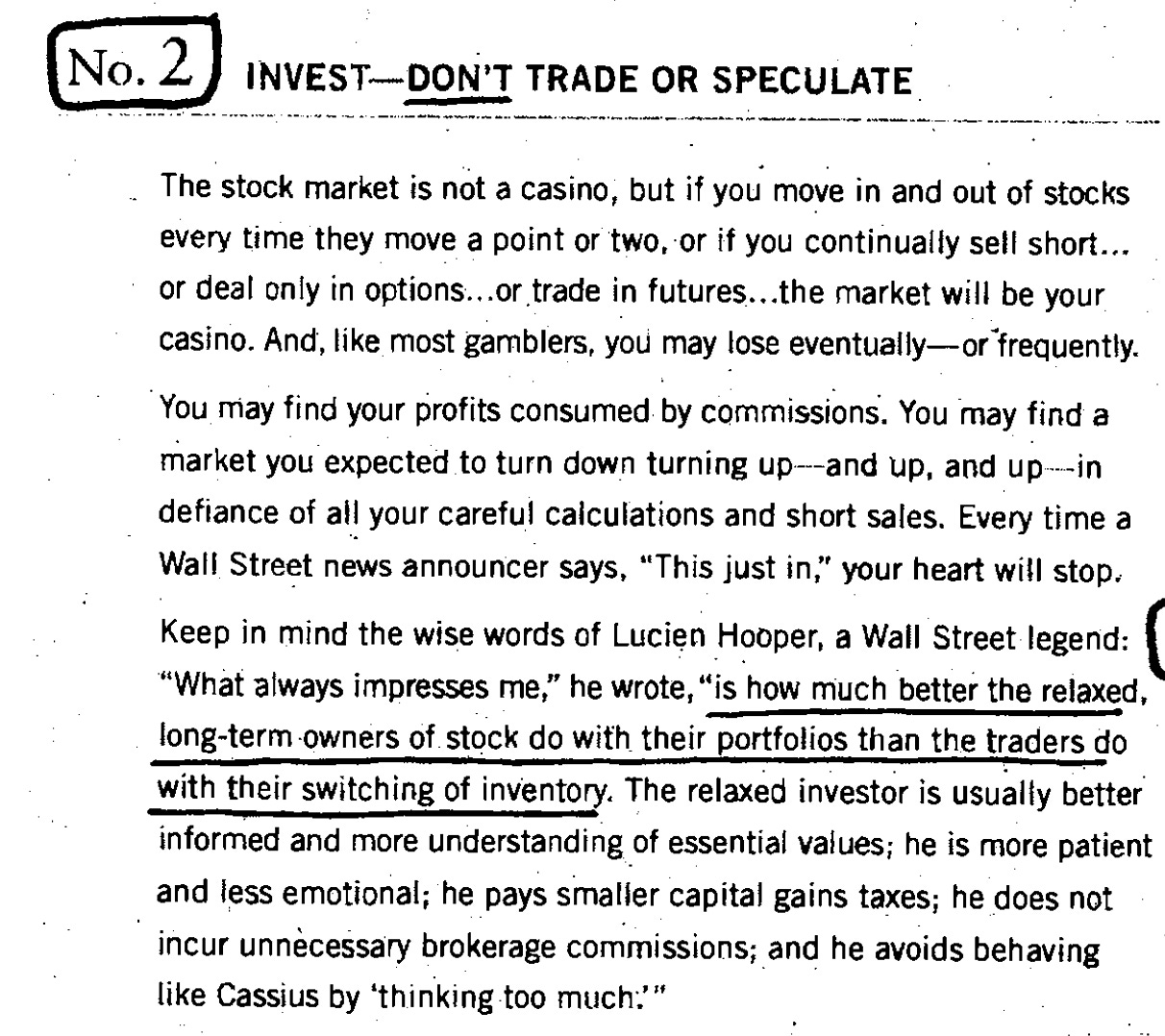 📜 16 Essential investment rules - Compounding Quality