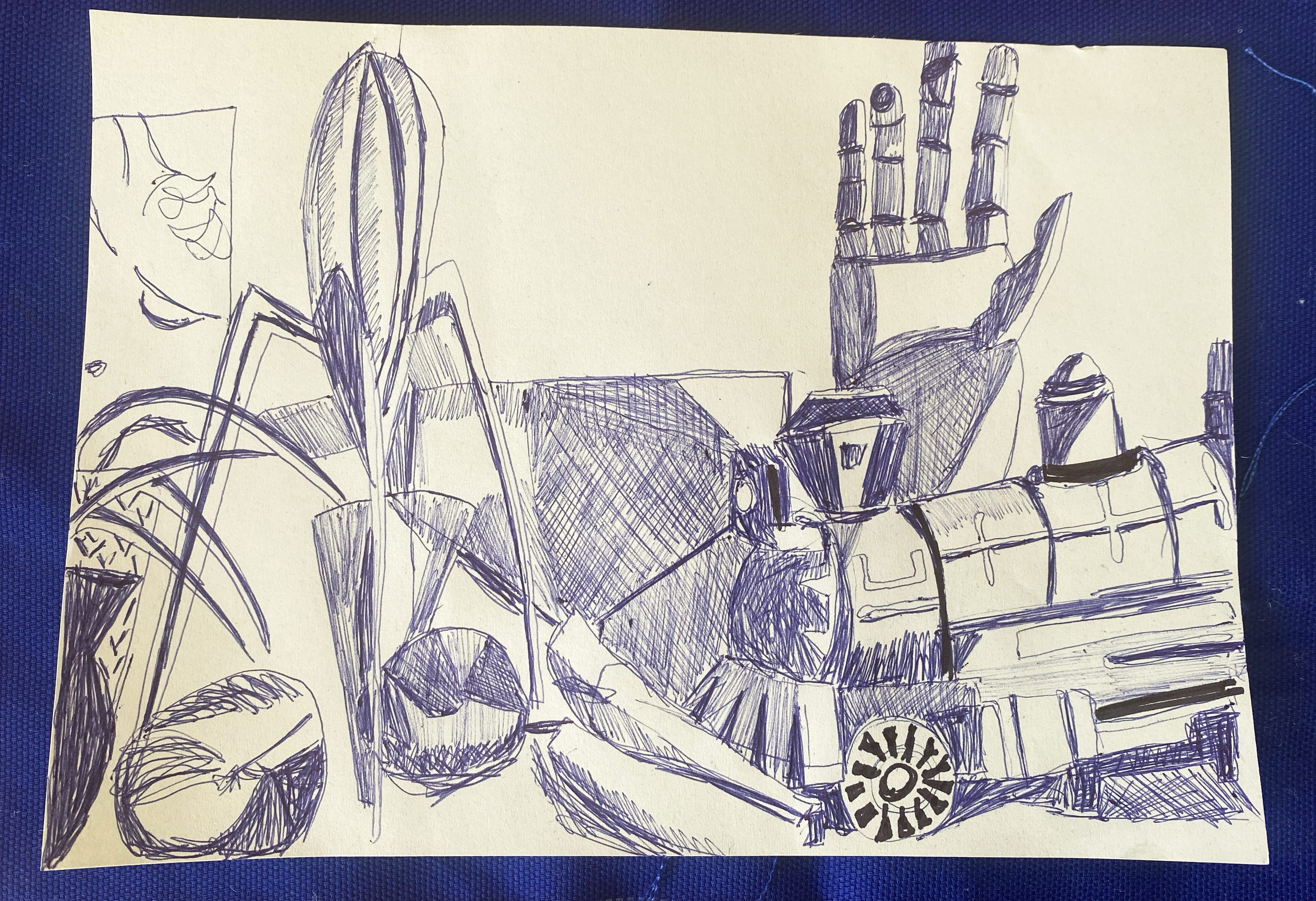 Zoom drawing #5 - by Georgia Bosson