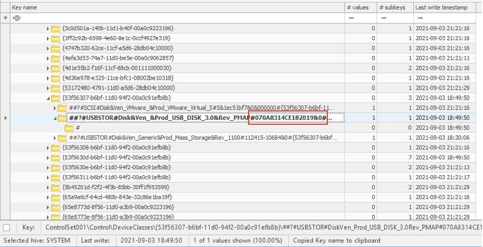 Windows updates and anti-forensics (part 1, USB devices)