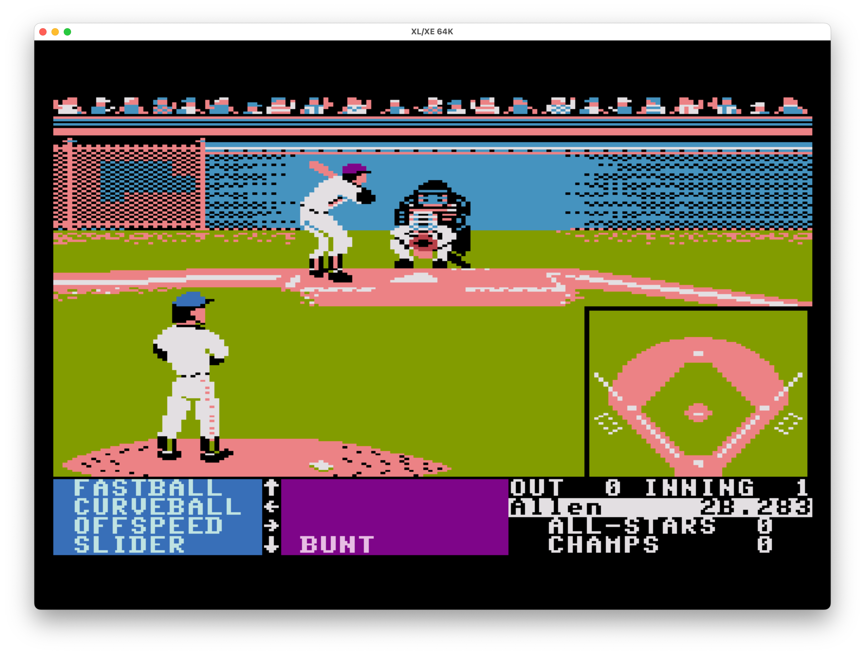 8-bit Baseball Games - by Paul Lefebvre