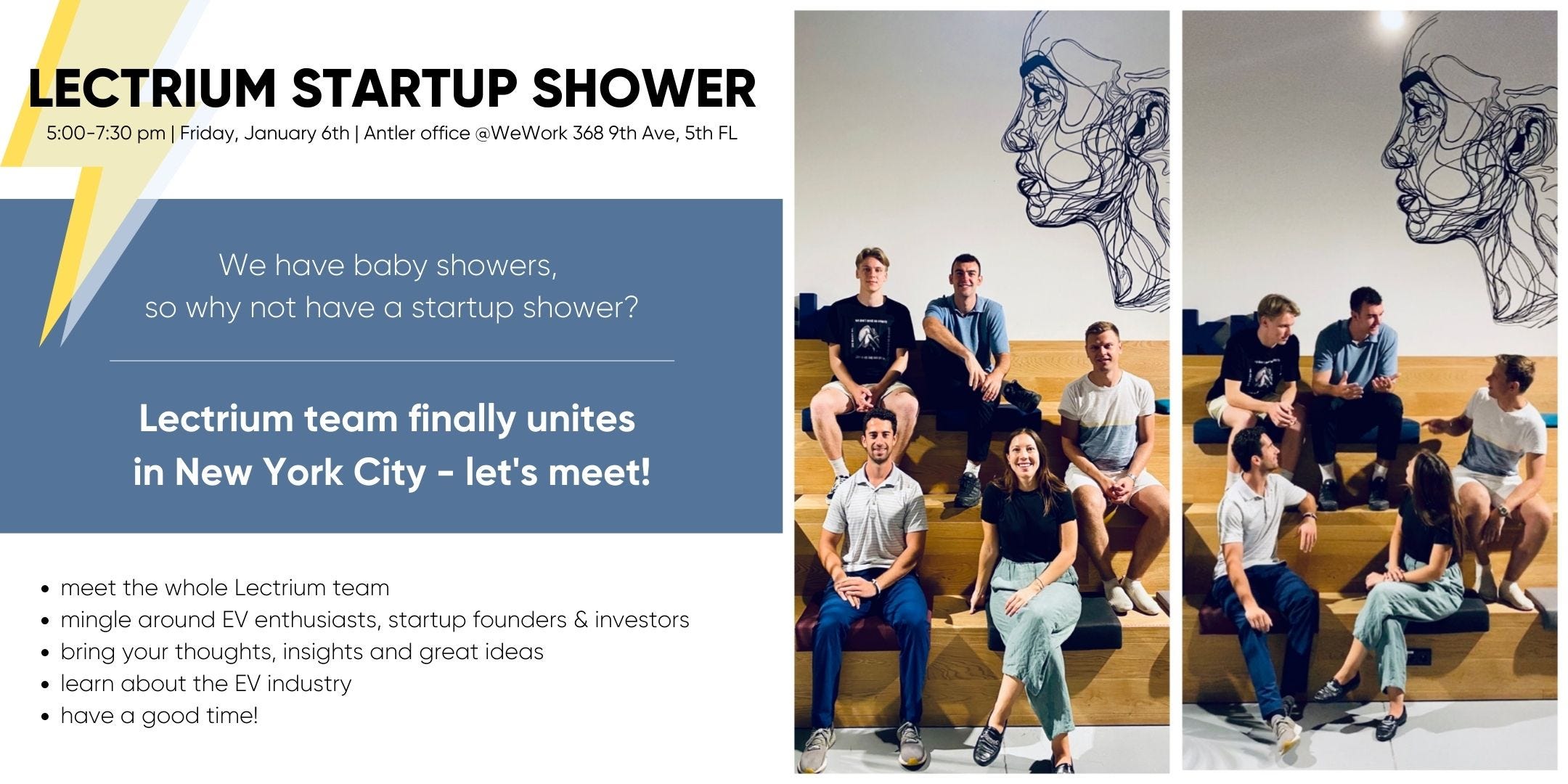 Lectrium Startup Shower 🥳 NYC edition 🚕🗽🍎