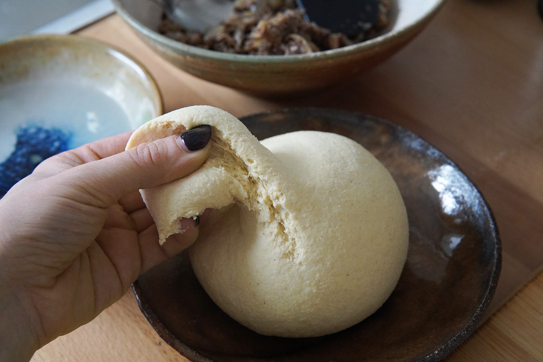 Les kubbeh aux champignons - by Lola Spun