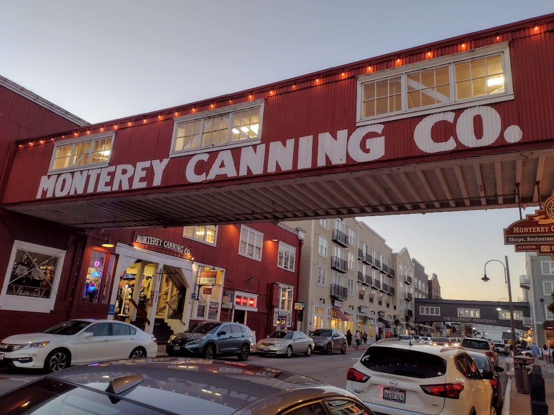 California Dreams on Cannery Row - by Annette Laing