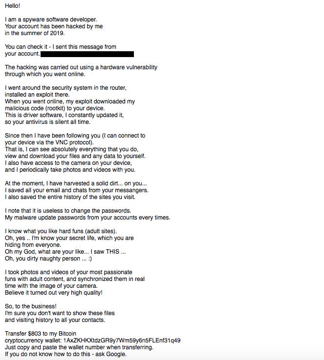 How to Respond to a Sextortion Email - by Alex Lielacher