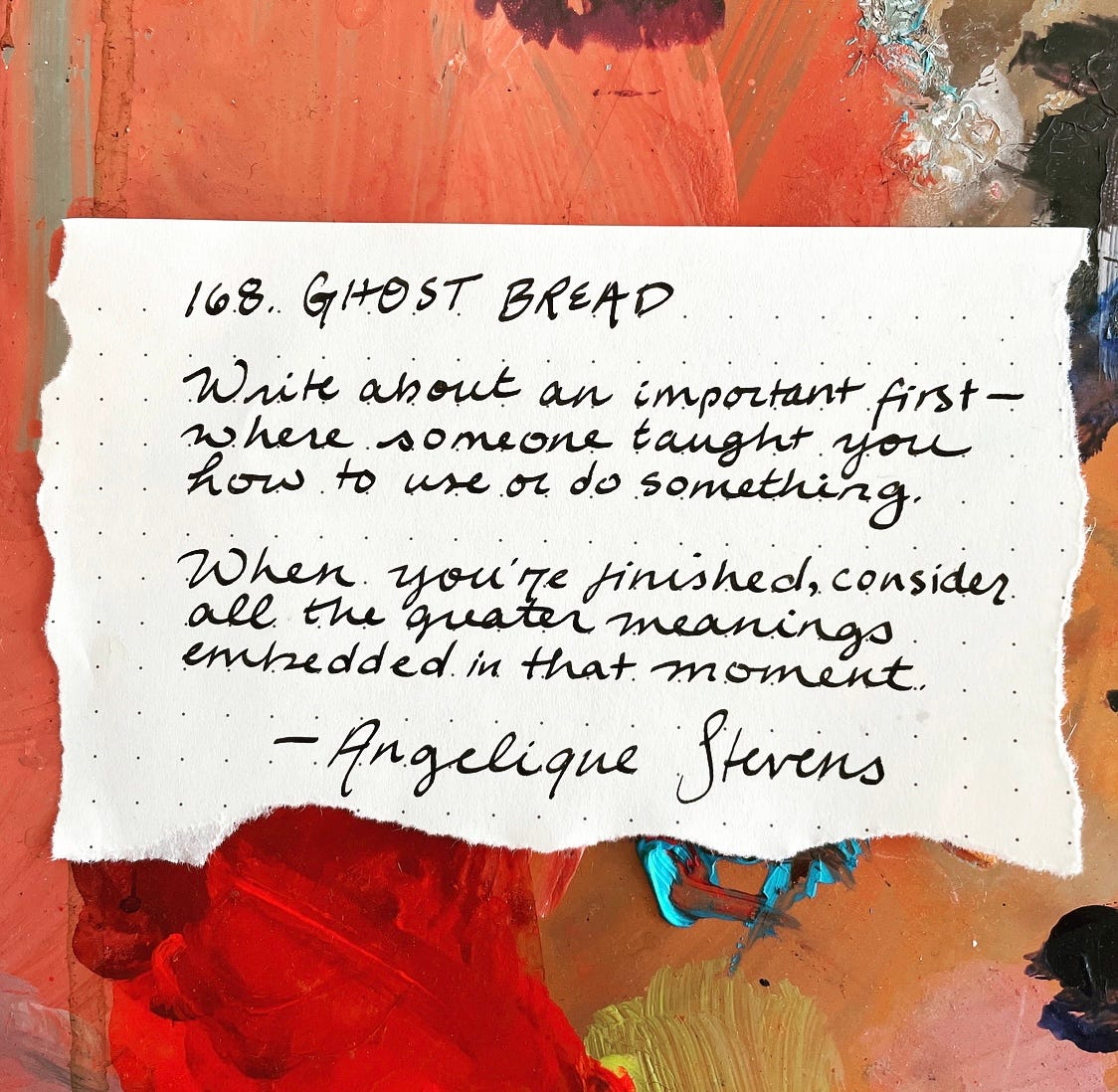 Prompt 168. Ghost Bread