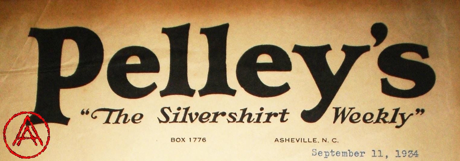 Rare Silvershirt Newspapers and more - by Vance Pollock
