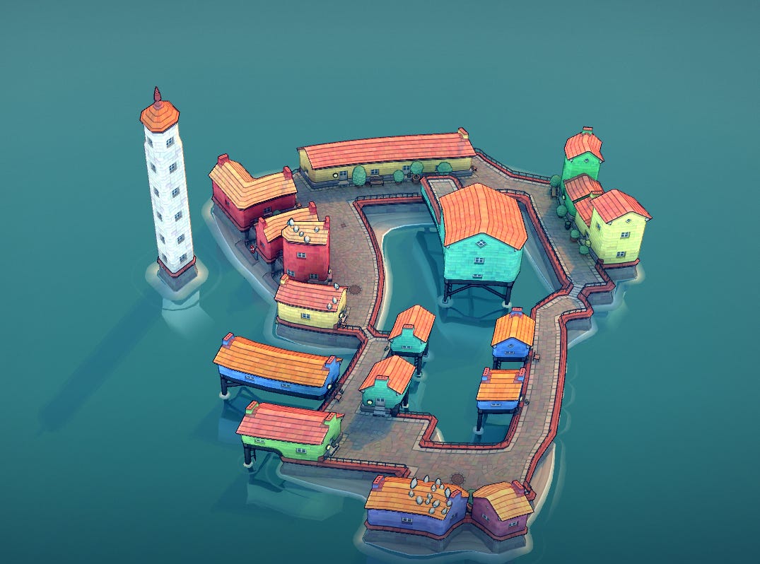 Setting up my BuJo and building towns