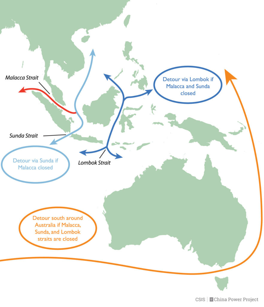 Malacca Strait: why does up to 40% of global trade flow through here?