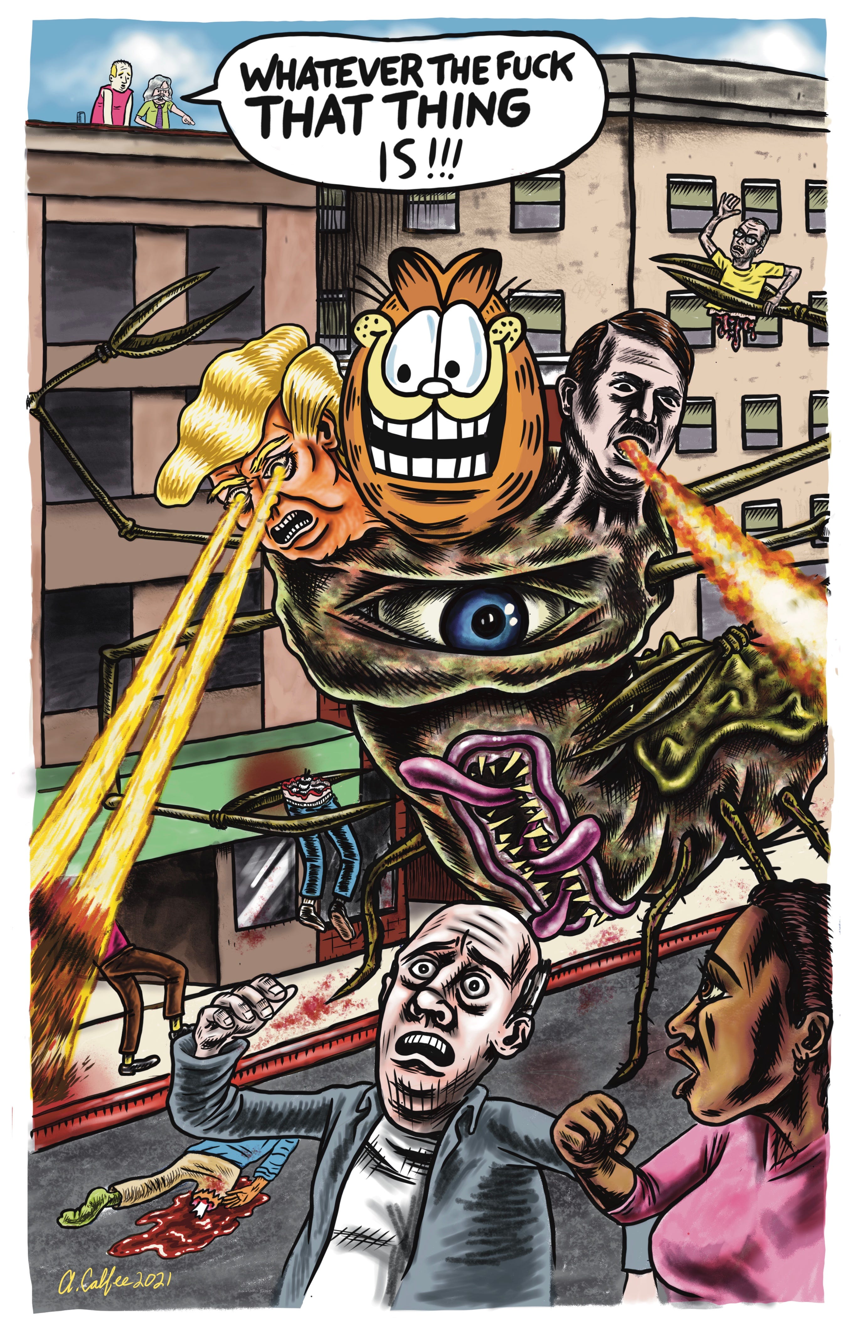 Space Fart the Comic Book - by Aric Calfee - Space Fart