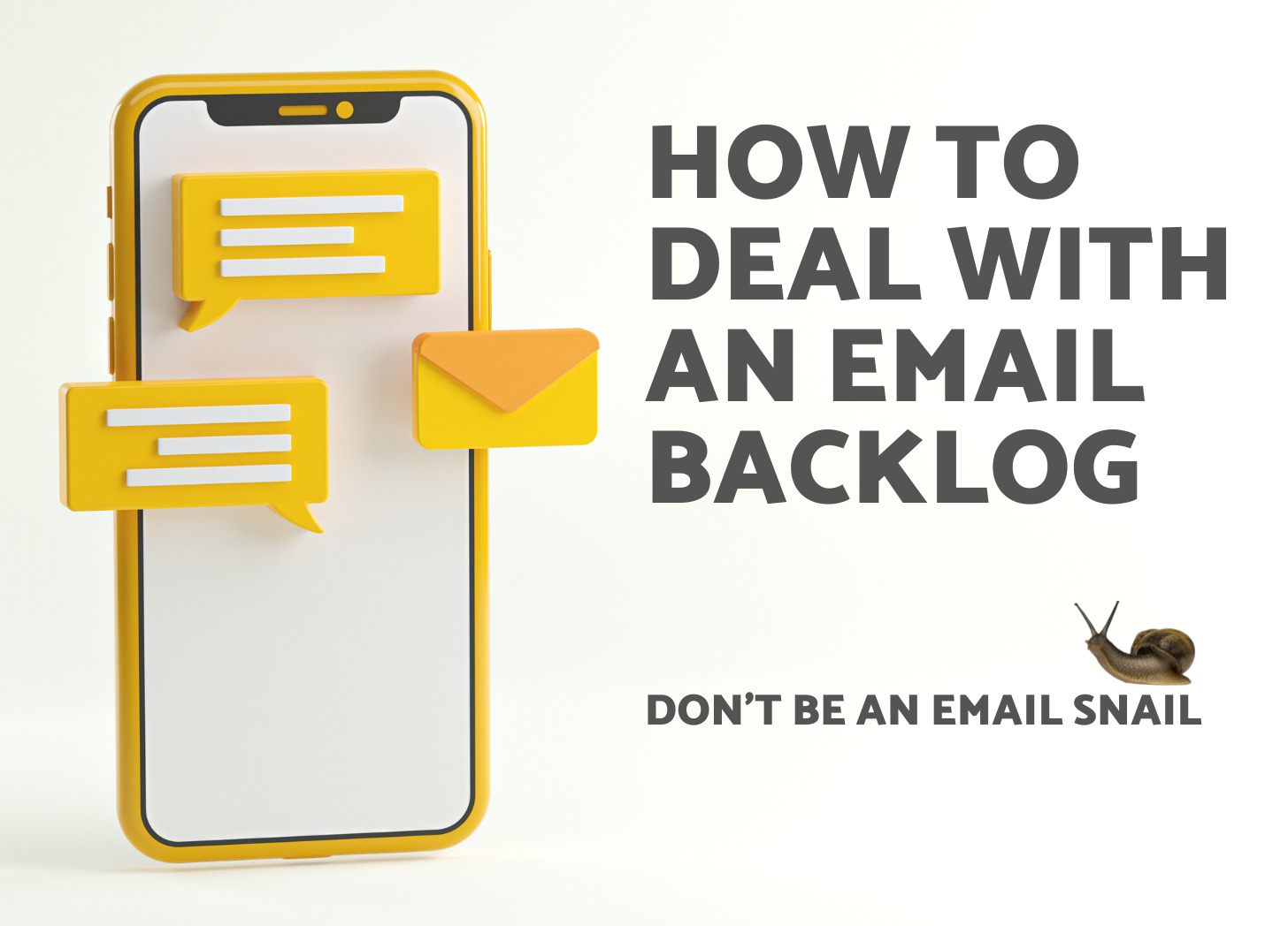 How to deal with an email backlog