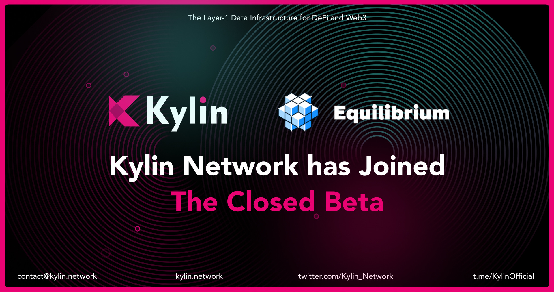 Partnership: Kylin Network Joins Equilibrium's Closed Beta