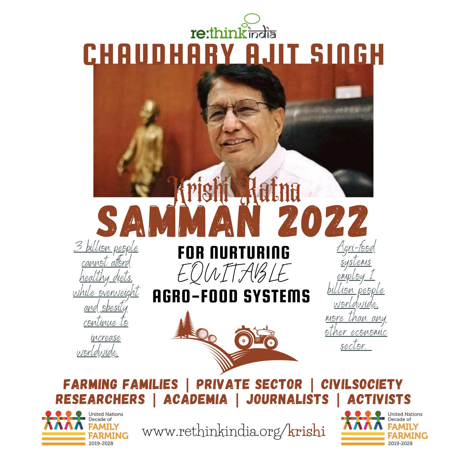 Remembering Chaudhary Ajit Singh Ji - by ReTHINK INDIA