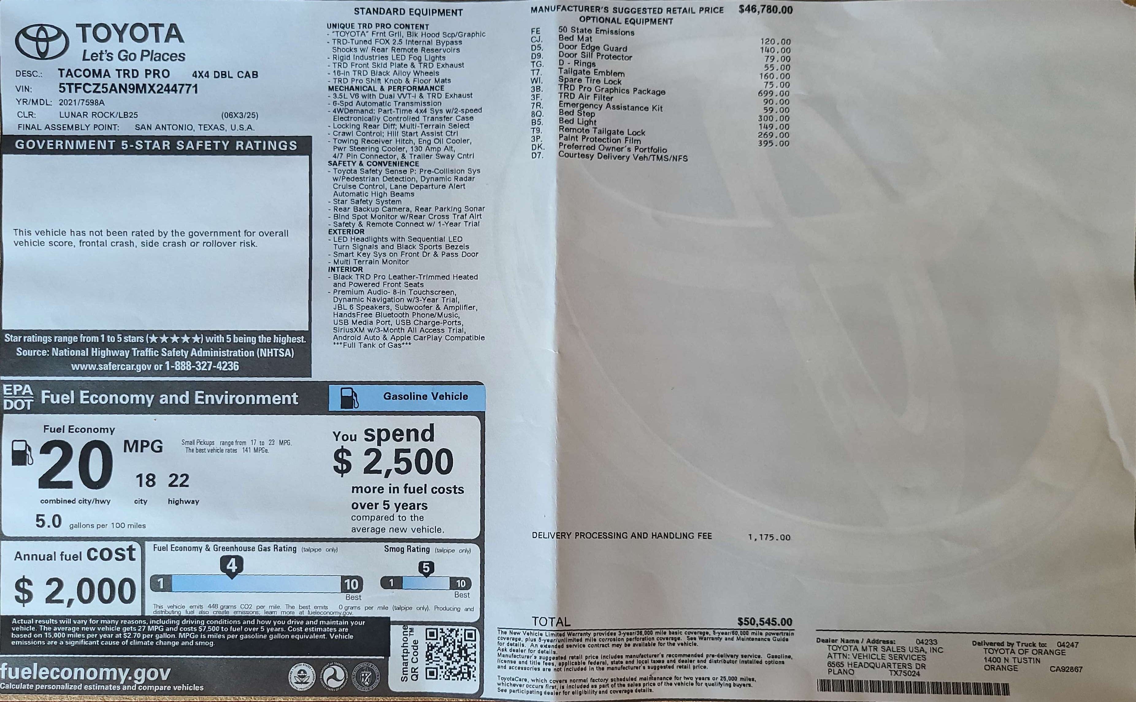 2021 Toyota Tacoma Review - PRNDL by Jordan Golson