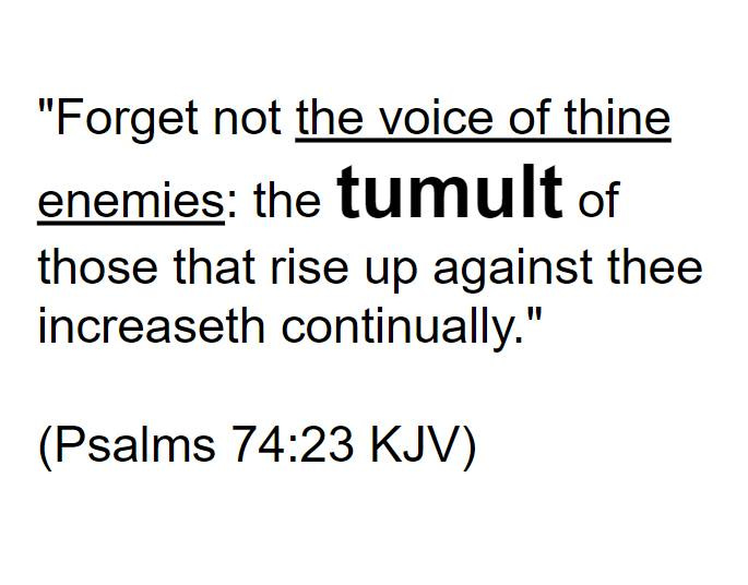 The voice of thine enemies - by Max Wang