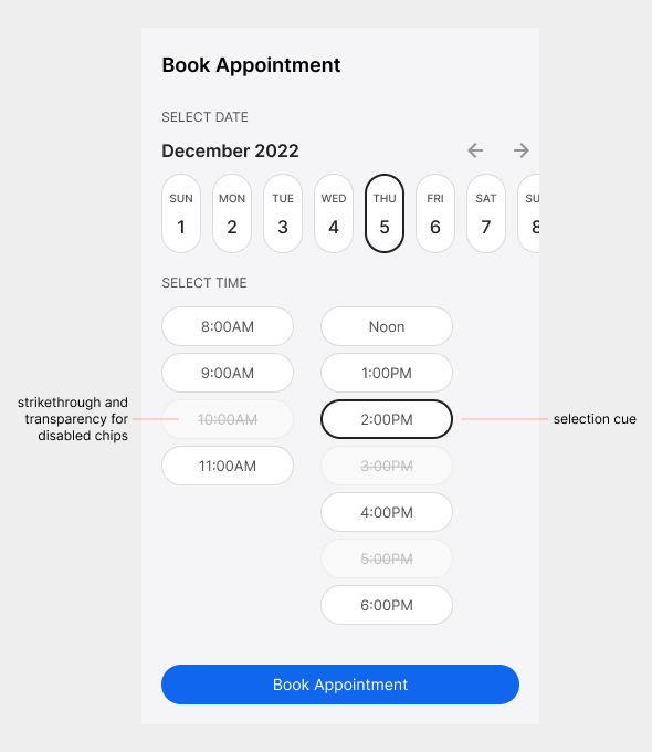 The Best Mobile UI for Picking Date and Time - by Anthony