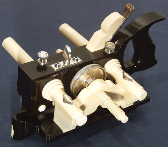Who invented the screw arm plow plane? - by Abraham Hyatt