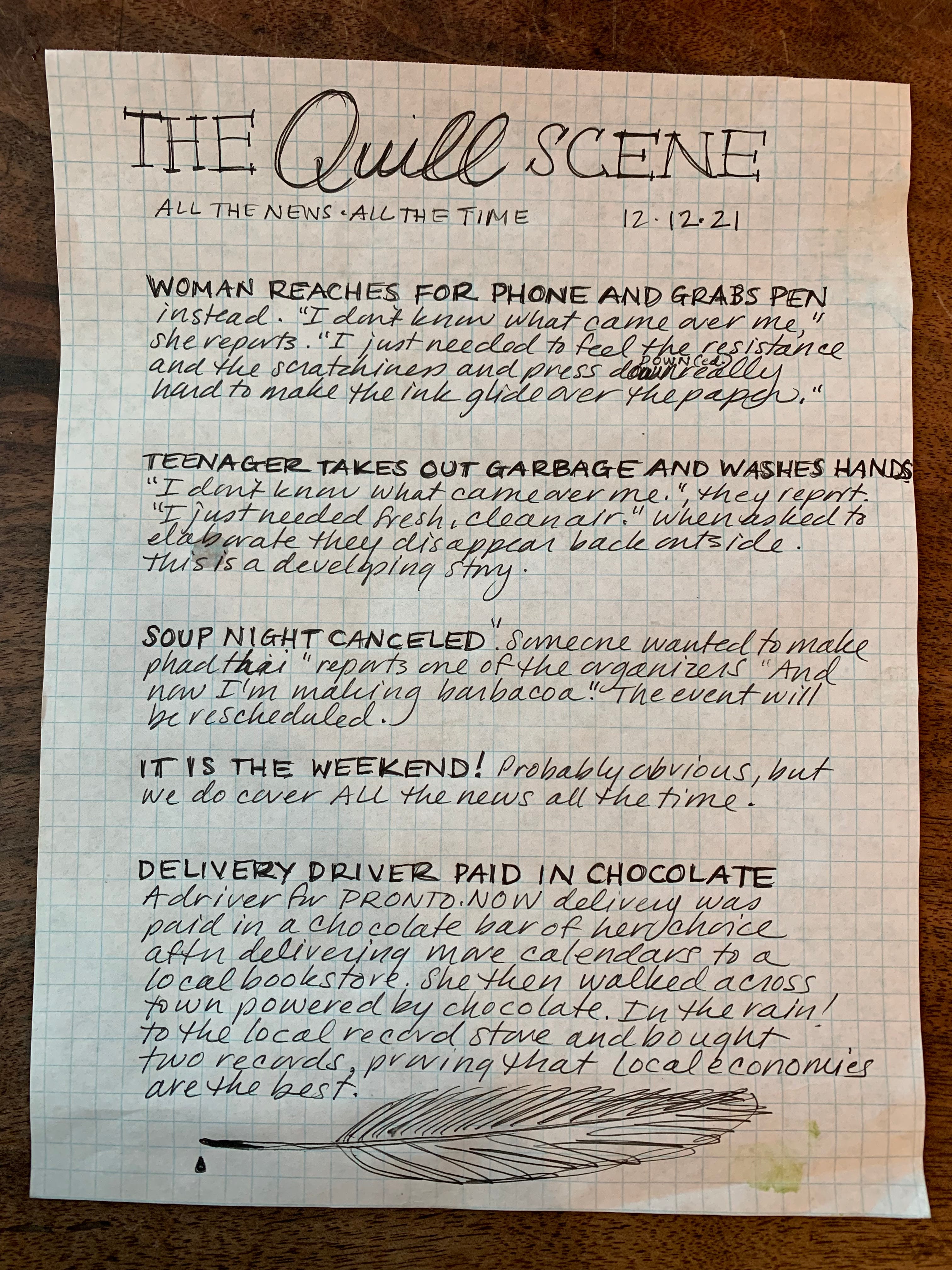 Early issues - by Nikki McClure - The Quill Scene