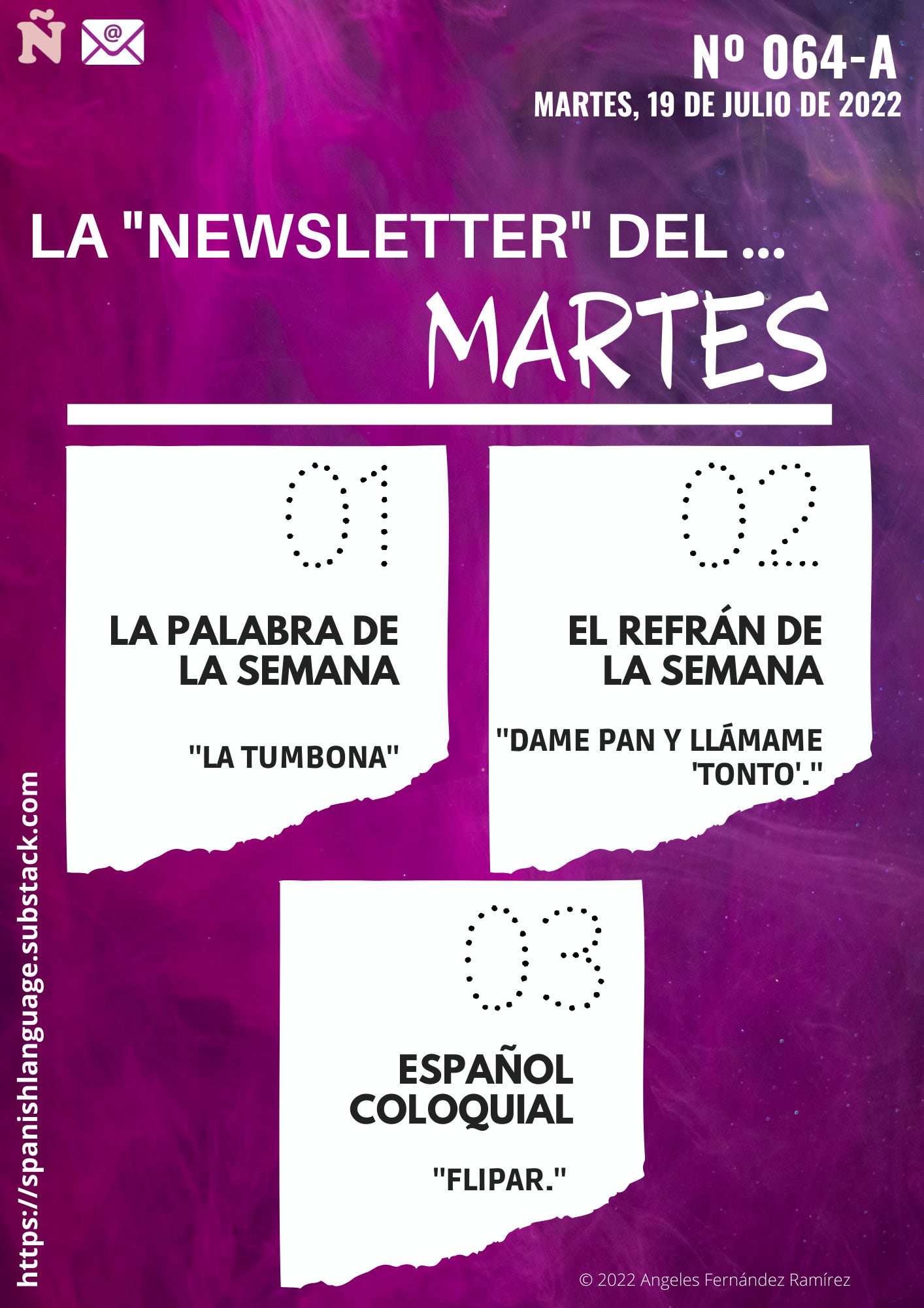 Tuesday's Spanish Language Newsletter! (064-A)
