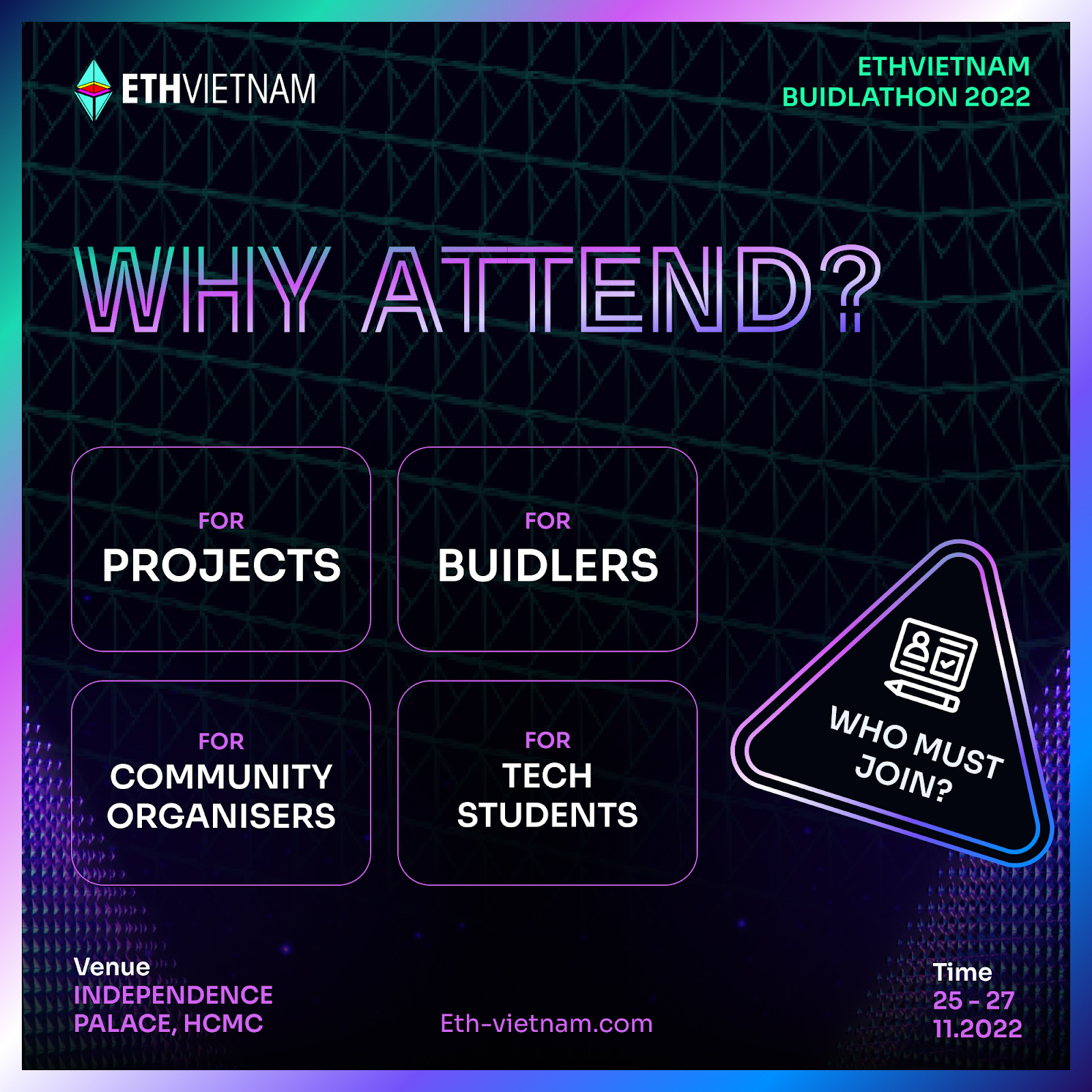 🚀 ETH VIETNAM 🚀 The first hub for blockchain community to buidl and ...