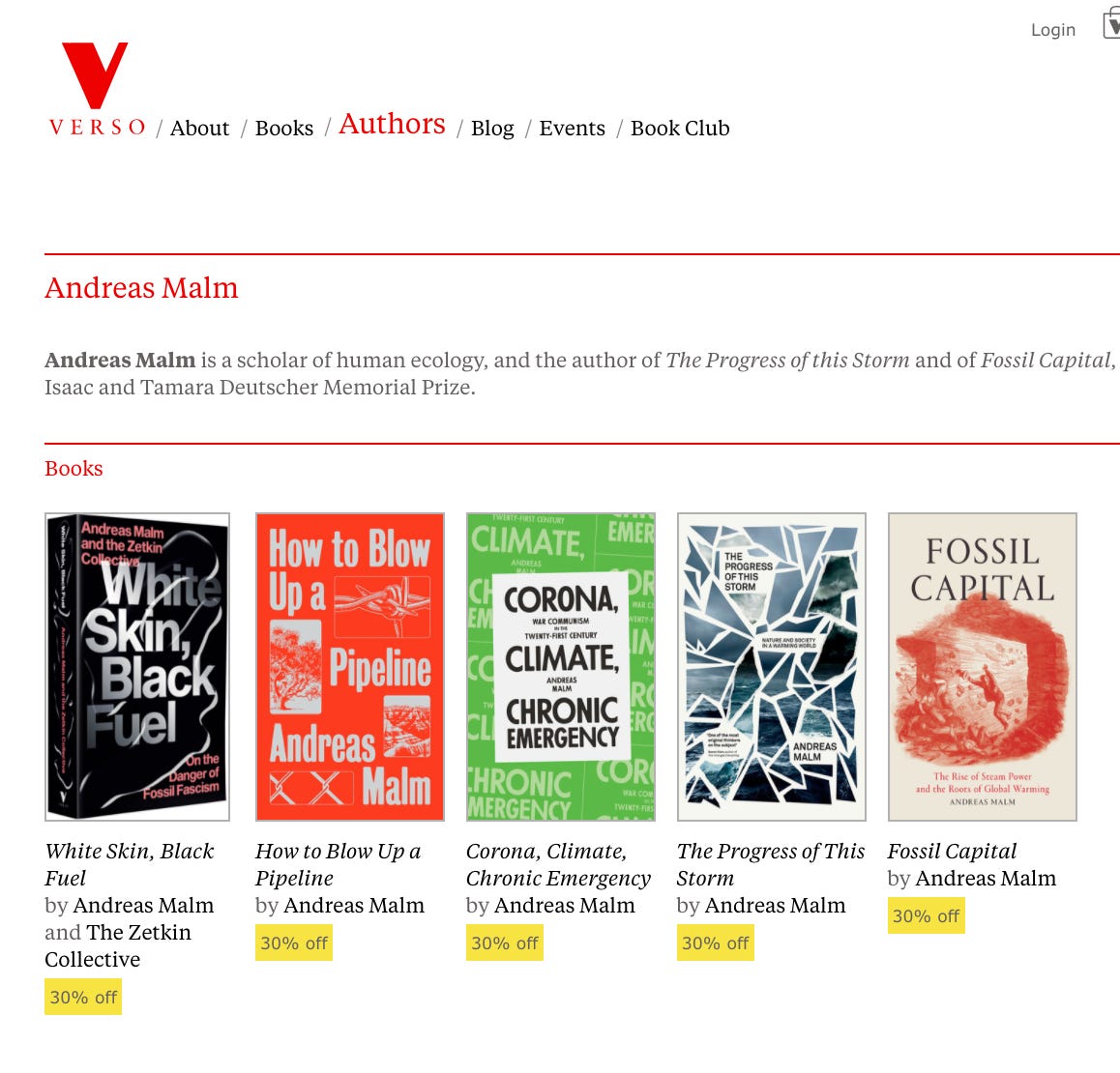 Chartbook #50: Andreas Malm and ecological Leninism