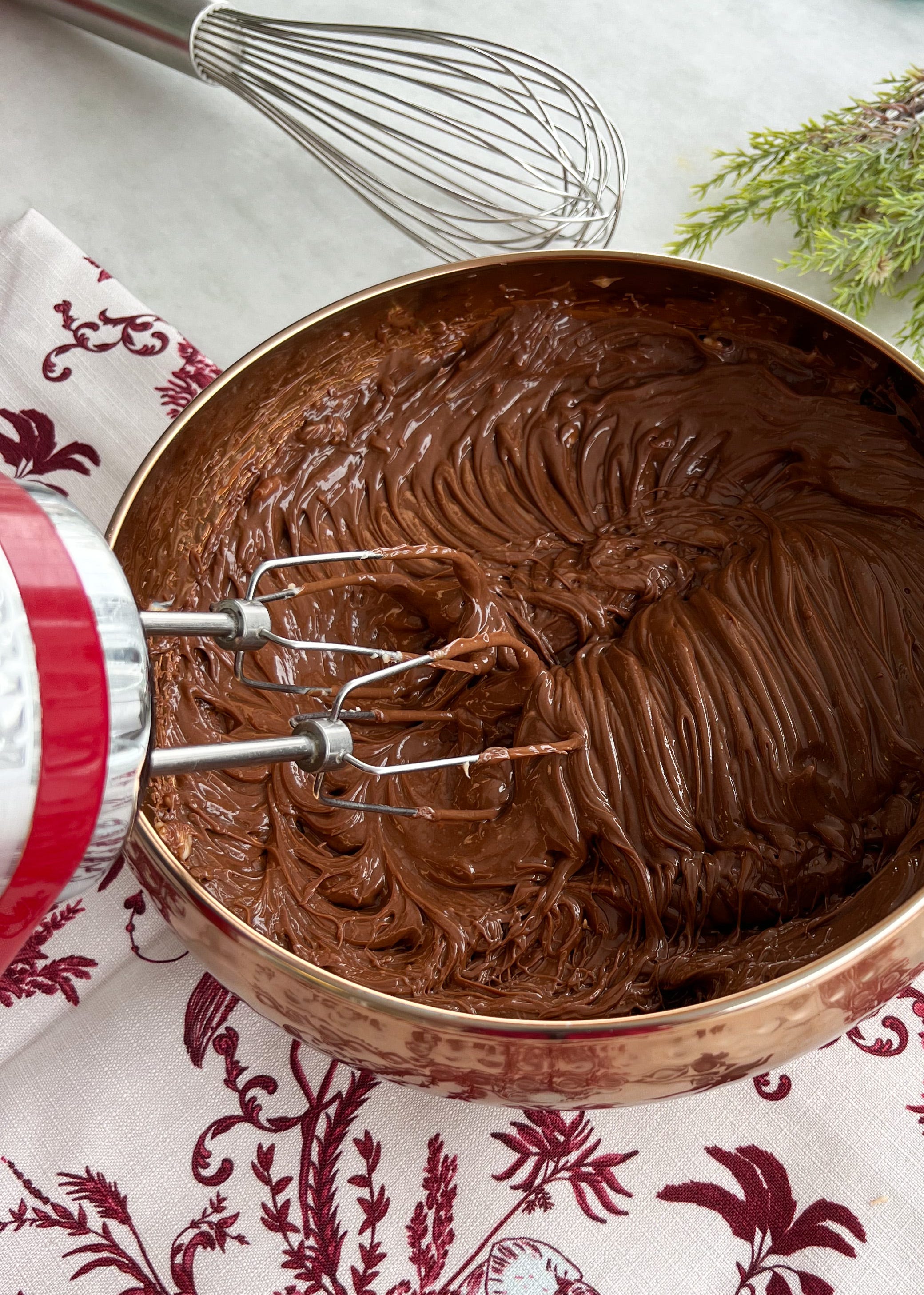 Marquise de Nutella com ganache de conhaque